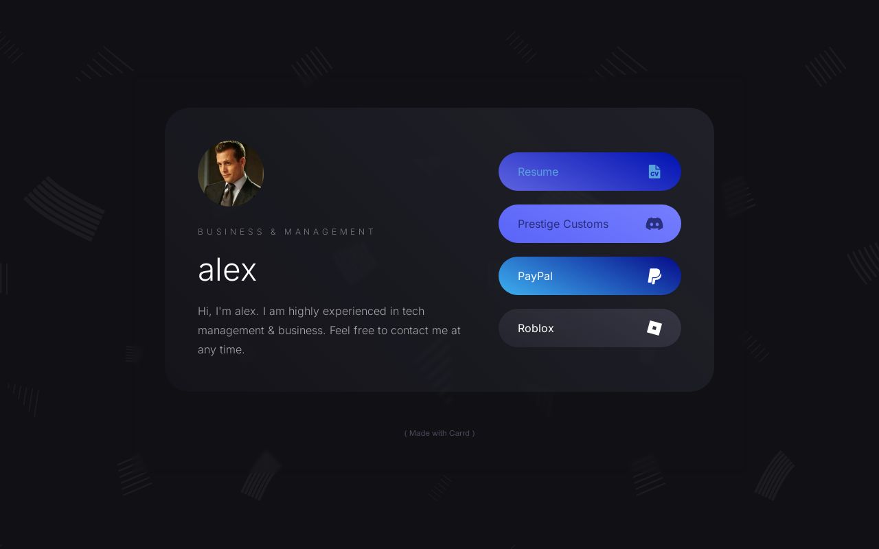 alex portfolio